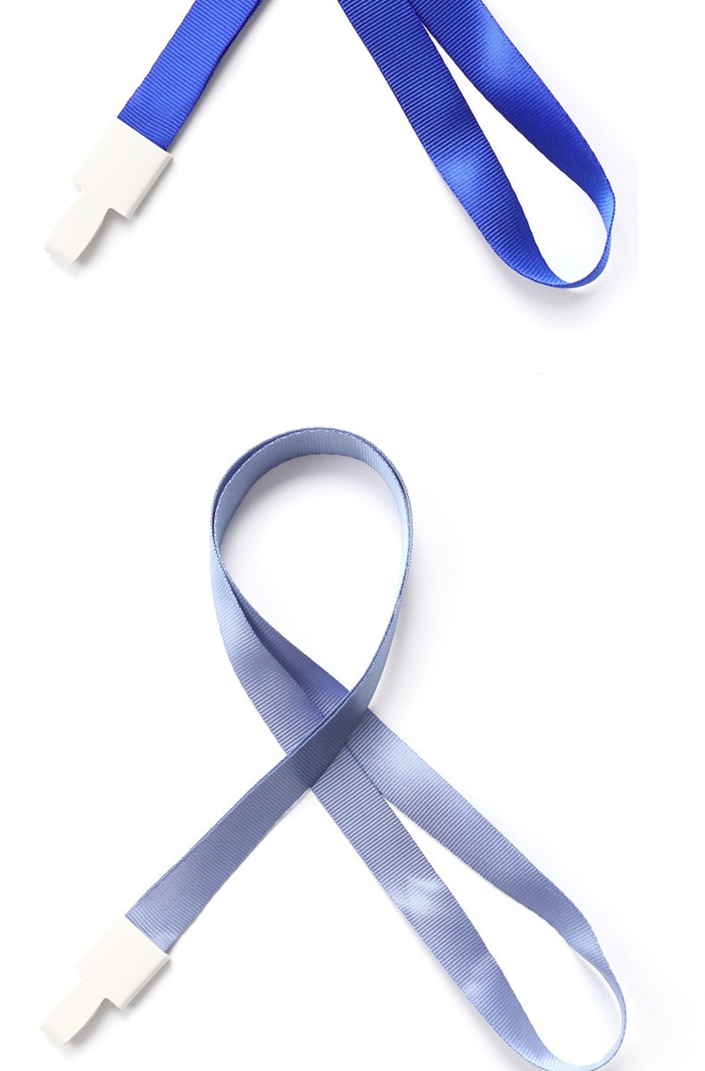 100pcs Solid Color Lanyard for Working Permit Chest ID Tag Badge Holder ...