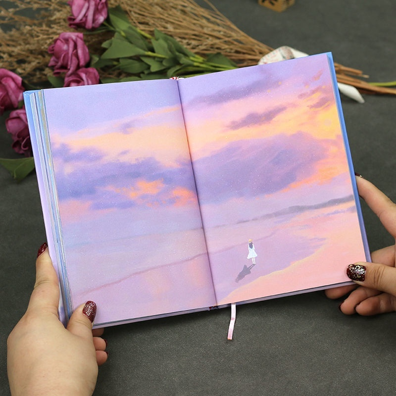 Notebook A5 Diary Gift Stationery Diary Handbook Cute Color Page ...