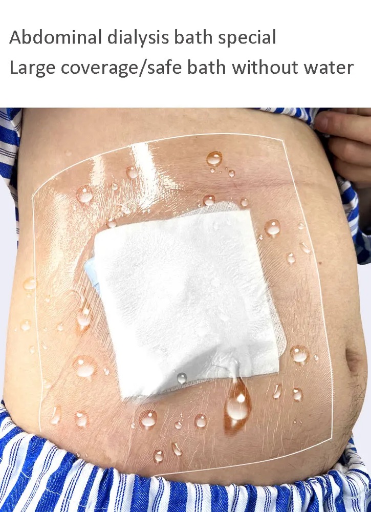 20*20CM Ostomy waterproof cover shower film,abdominal Dialysis Bath ...