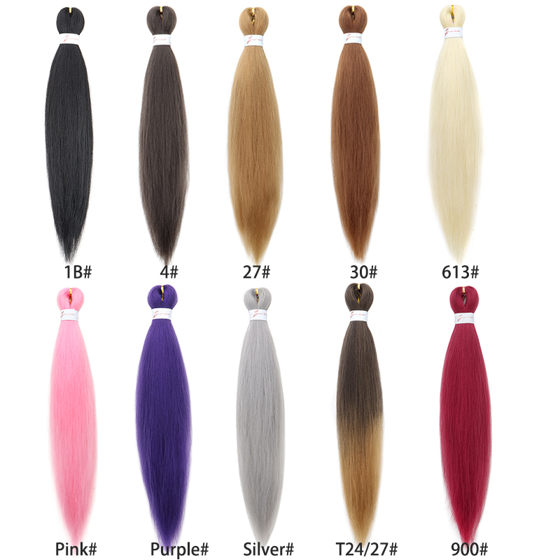 20 Inch Synthetic Simple Giant Braid Pre Stretched Braided Hair ...