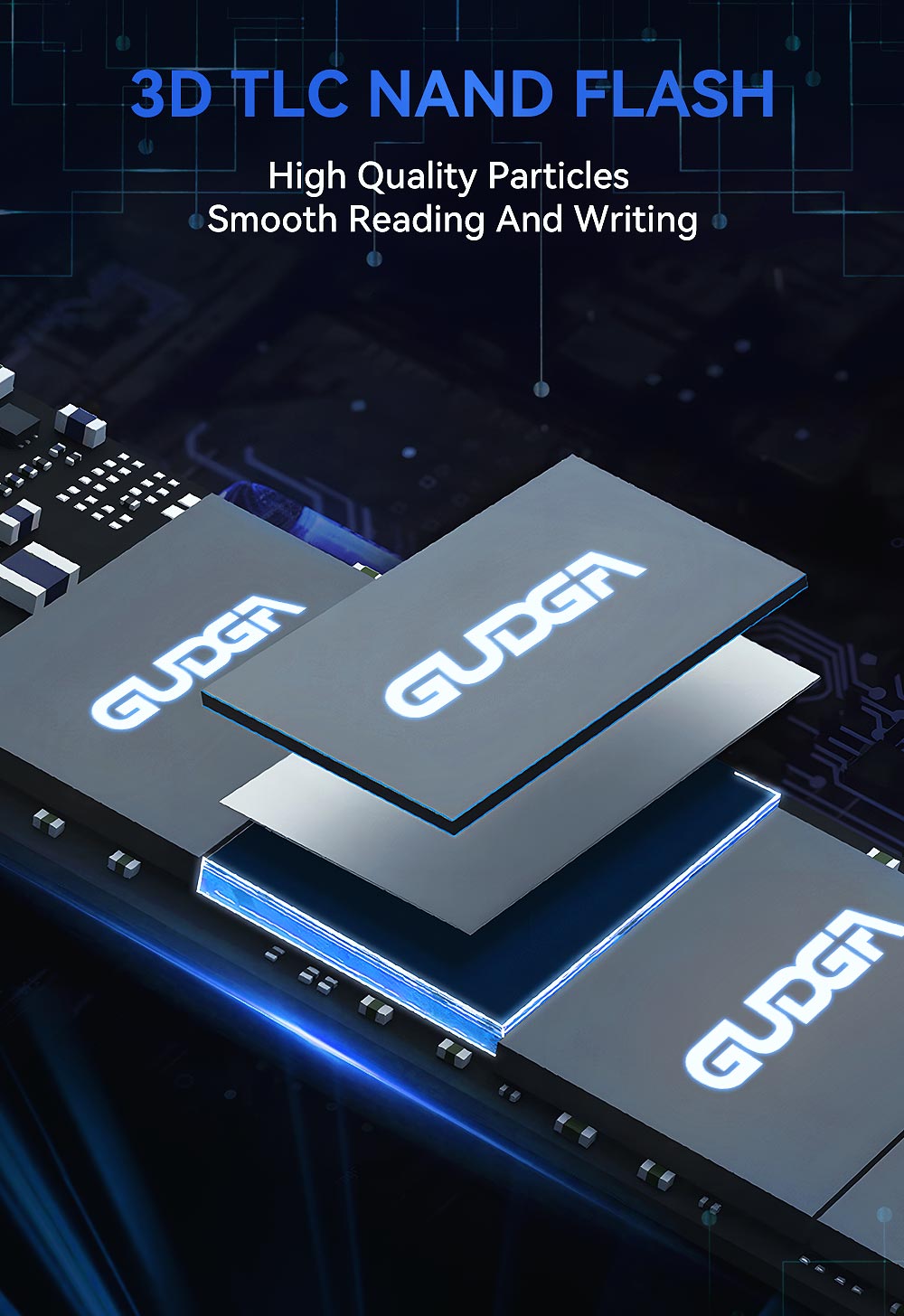 GUDGA M.2 NVME 2280 SSD 128GB 256GB 512GB 1TB SSD Solid State Drive M2 NVME Pcie3.0*4 Gen3.0 SSD ...