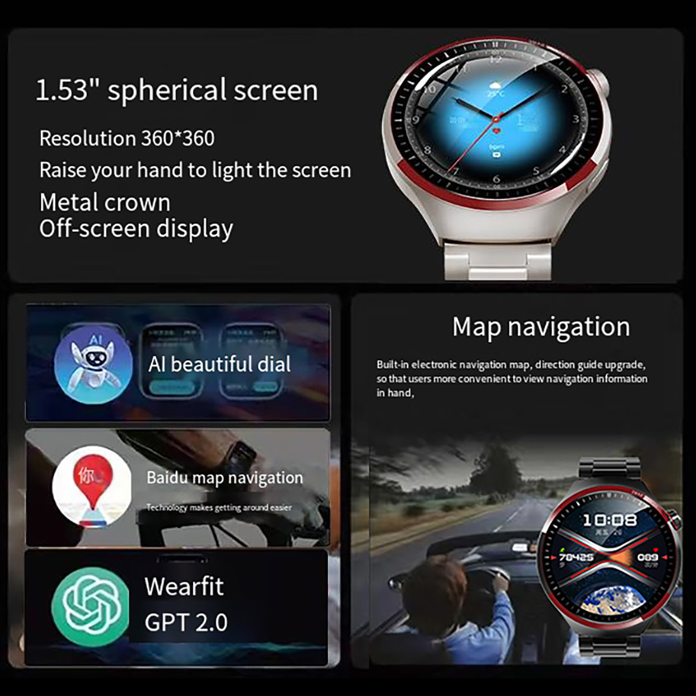 G7 MAX+ Smart Watch Men BT Call Compass Health Monitoring ChatGPT ...
