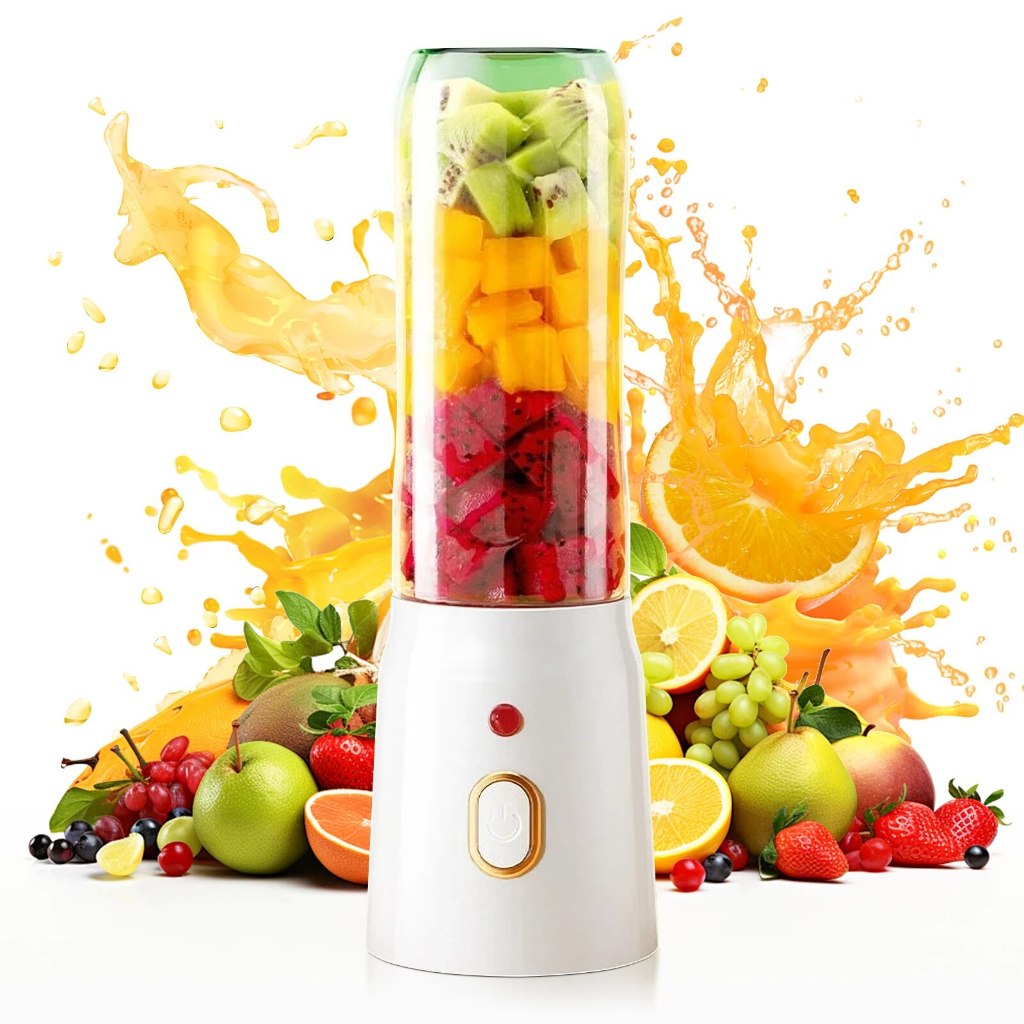 New Portable Juicer Blender Fruit Juice Mixer Rechargeable Electric ...
