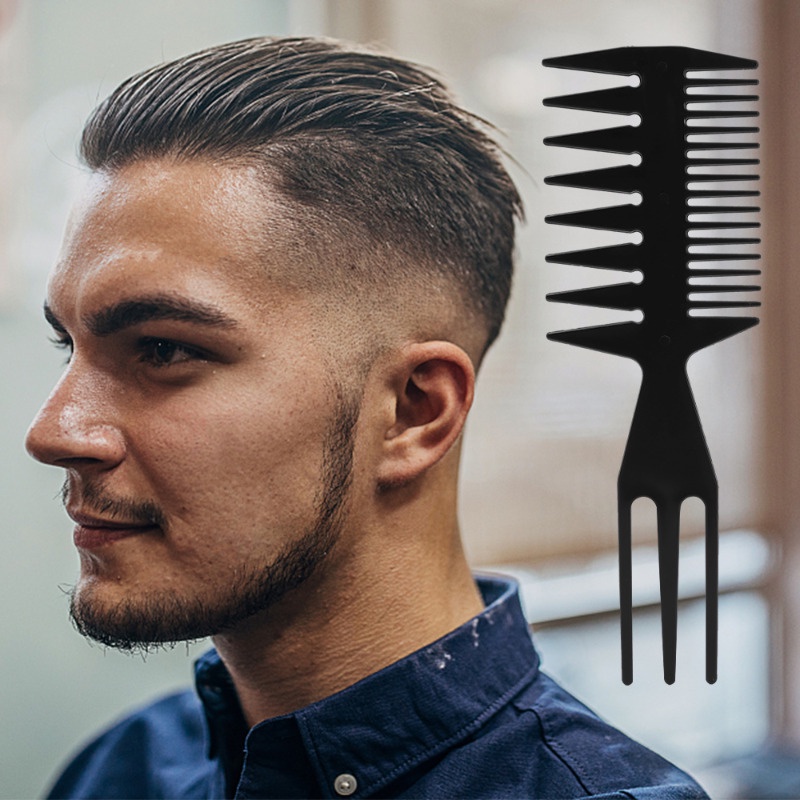 SEVICH Double-sided Wide Tooth Texture Comb Curly Hair Antistatic Shark ...