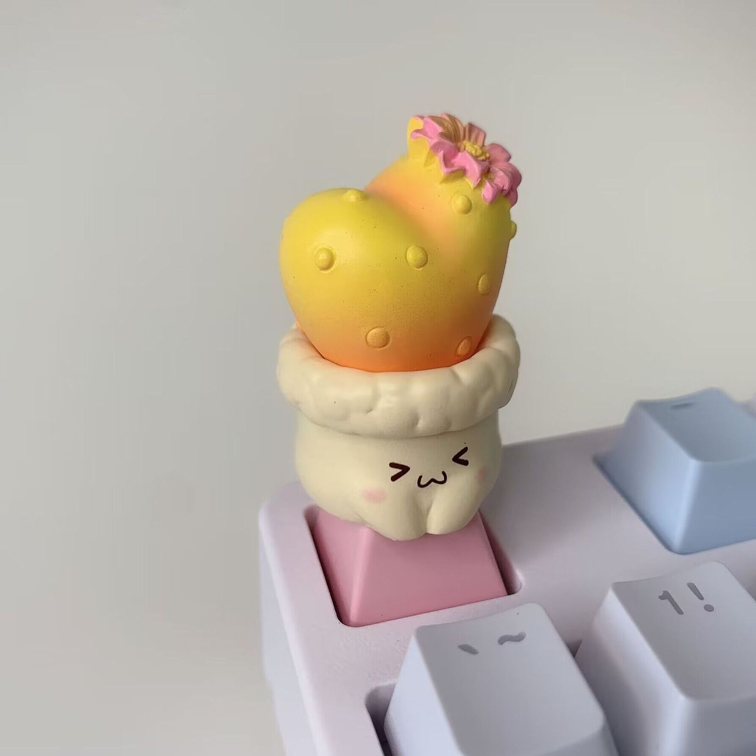 Personalized Keycap Single Dragon Fruit Cactus Cute Mechanical Keyboard ...