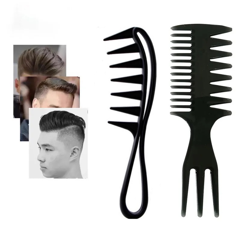 SEVICH Double-sided Wide Tooth Texture Comb Curly Hair Antistatic Shark ...