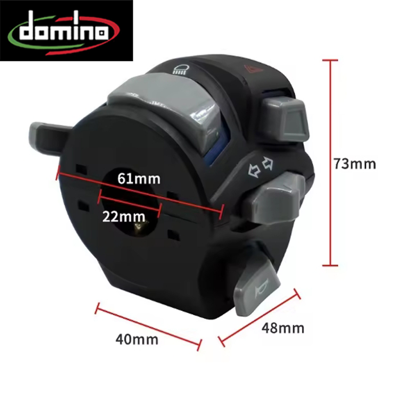 DOMINO SWITCH(set)Whit Lighting Waterproof Horn/ High&Low/PASSING LIGHT ...