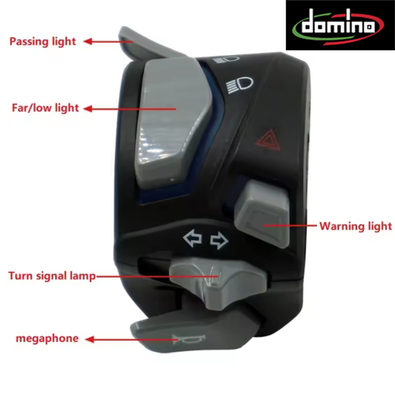 DOMINO SWITCH(set)Whit Lighting Waterproof Horn/ High&Low/PASSING LIGHT ...