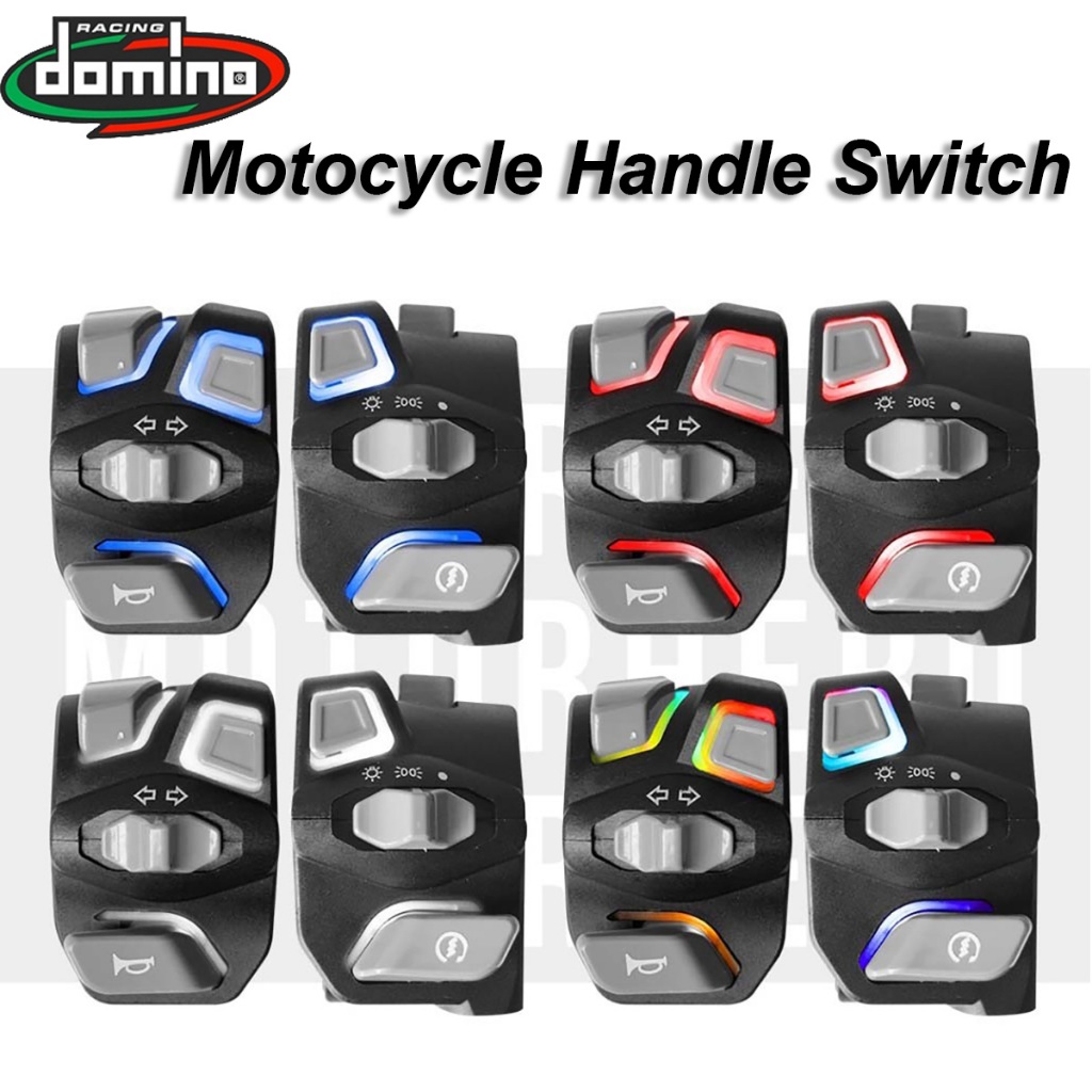 DOMINO SWITCH(set)Whit Lighting Waterproof Horn/ High&Low/PASSING LIGHT ...