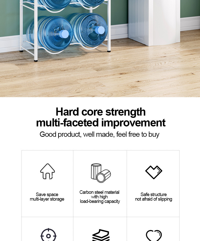 3/4/5 Layer Mineral Water Rack Dispenser Rack Stand Water Container ...