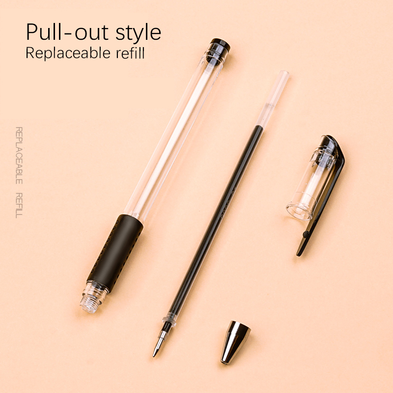 Wholesale Gel Pen 0.5mm Black Ink Sign Pen Student Test Pen Writing ...