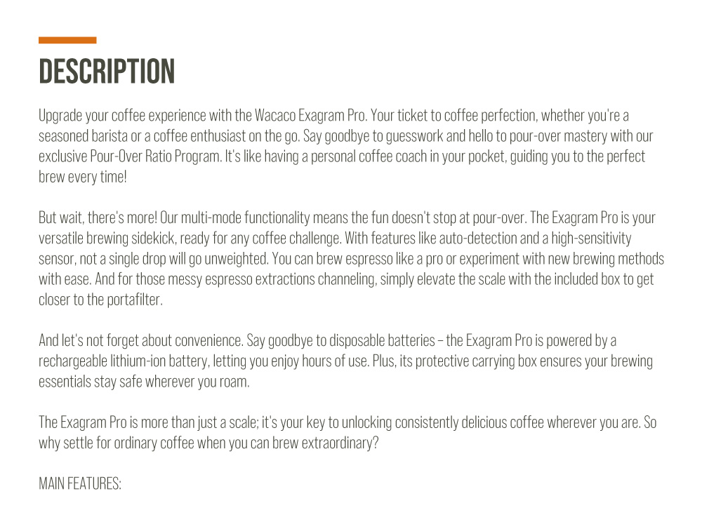 WACACO Exagram Pro Coffee Scale with Timer, 0.3g Precise Graduation ...