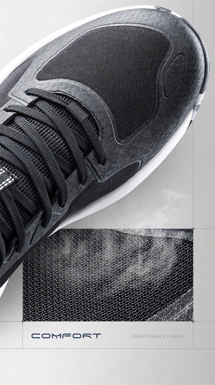 XTEP Shark Men Basketball Shoes Support Wear-resistant High-top ...