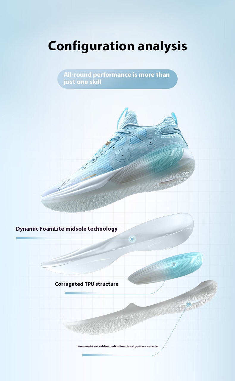 XTEP SHARK 1.0 Men Low-Top Basketball Shoes Wear-Resistant Cushioning ...