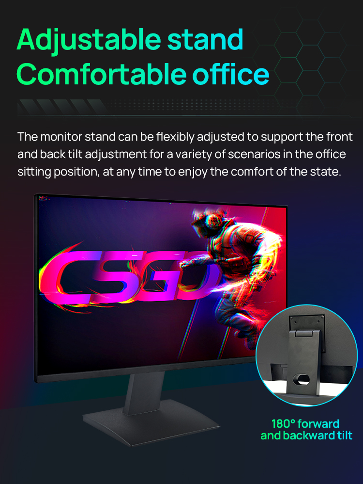 Anmite 24-inch 1080P capacitive touch computer monitor IPS 100% sRGB ...