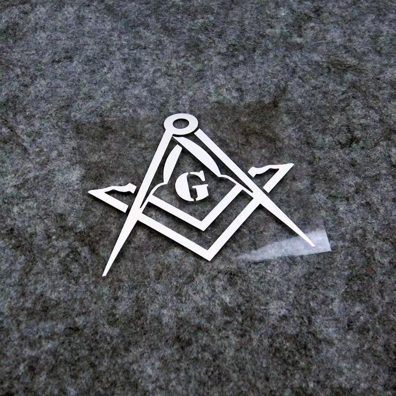 4.7 Inches Reflective At Night Mason Emblem Car Sticker Hologram ...