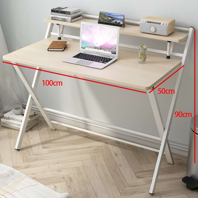 80CM Folding Study Table Desk Foldable Computer Table Writing Desk Home ...