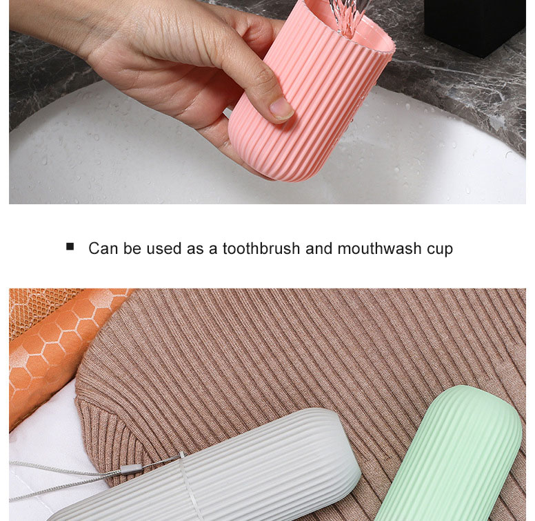 1Pc Portable Toothbrush Cup Bathroom Toothpaste Holder Storage Case Box ...