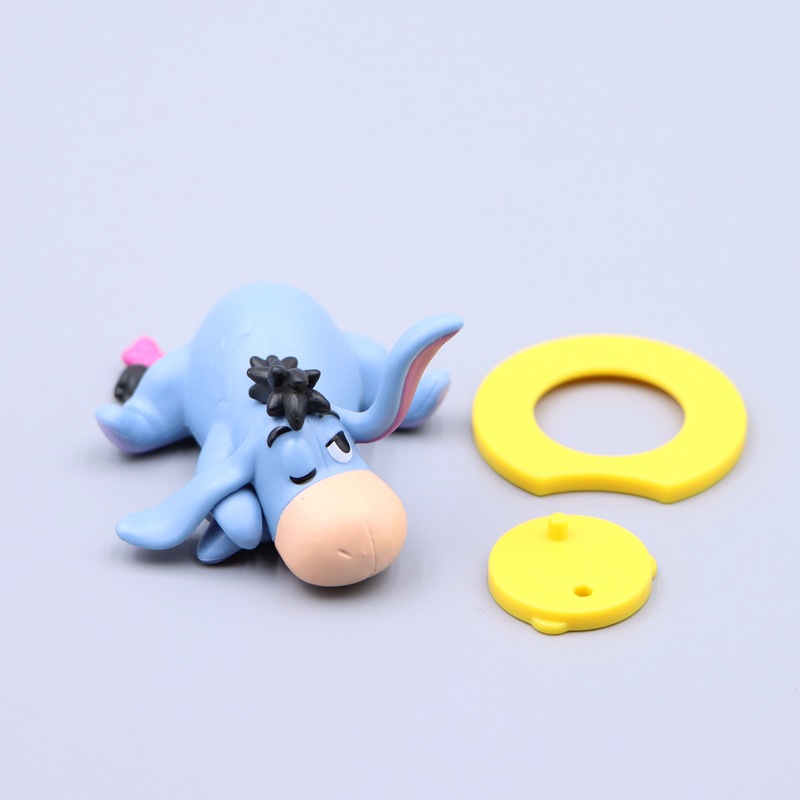4Pcs/Set 3-6cm Anime Cartoon Winnie the Pooh Figure Tigger Pooh Bear ...
