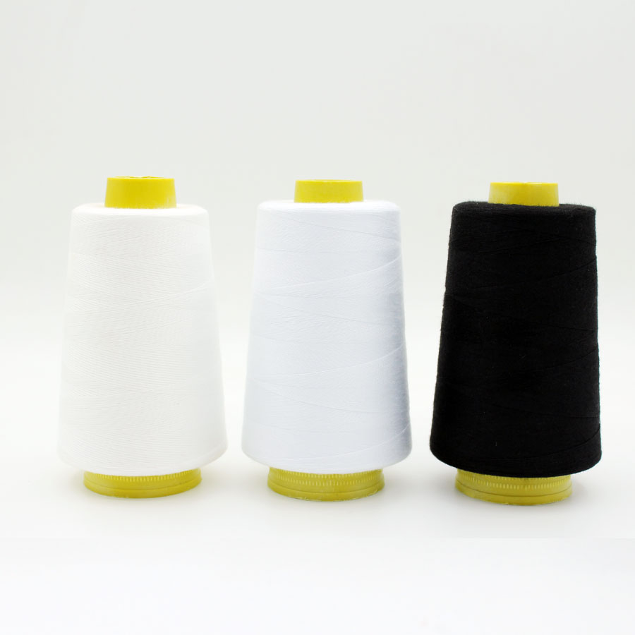 3000m Large Roll Black White 40/2 Household Sewing Thread, High-Quality ...