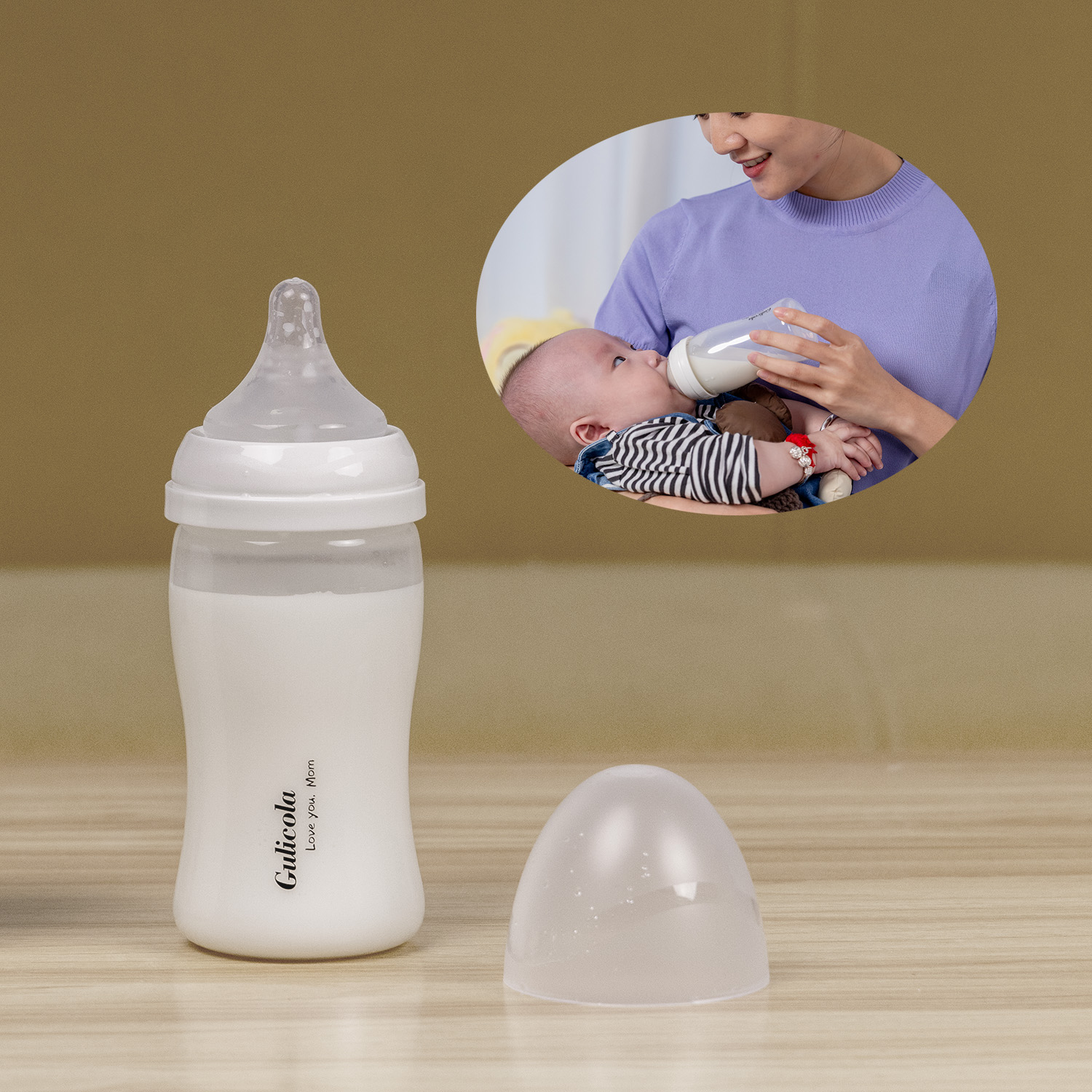 Gulicola PP Anti-colic Feeding baby bottle set For 0 months+ (160ml ...