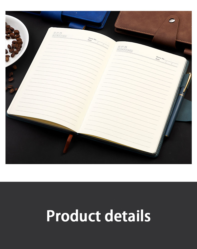 1piece of 120 sheets/240 pages triangular buckle notebook with buckle ...