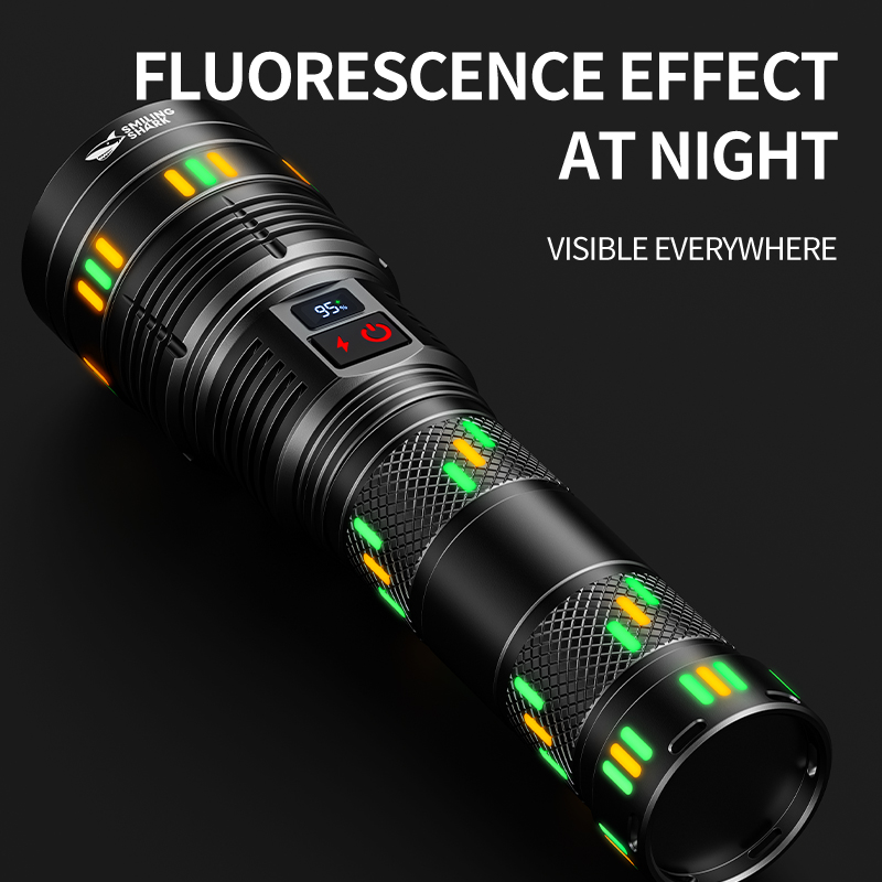 Smiling Shark SD5996 Powerful Flashlight 15000 Lumens Led M80 Strong ...