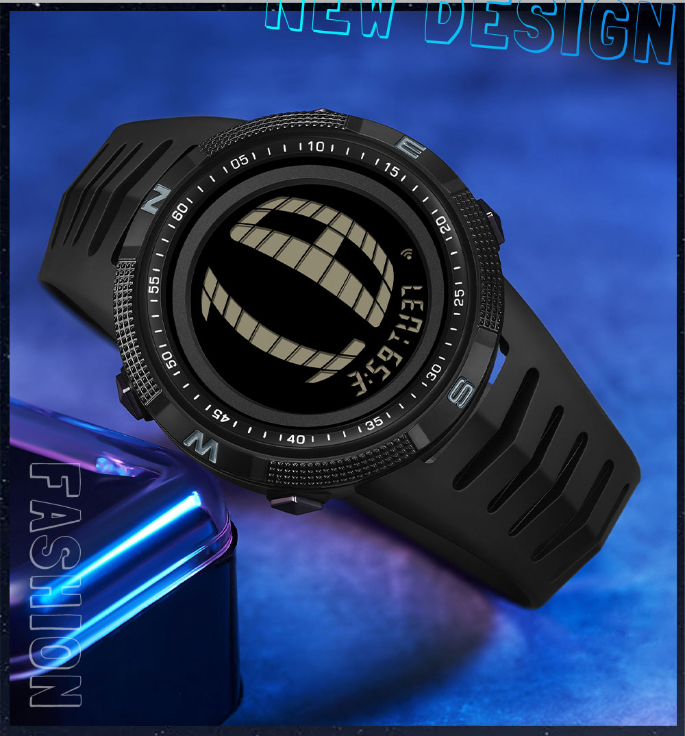 SANDA Men Electronic Watch Sports Outdoors Hand Light Waterproof ...