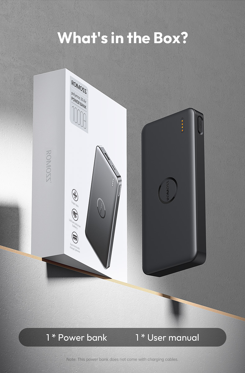 Romoss PPB10 10000mAh Compact Powerbank Type C Bidirectional and ...
