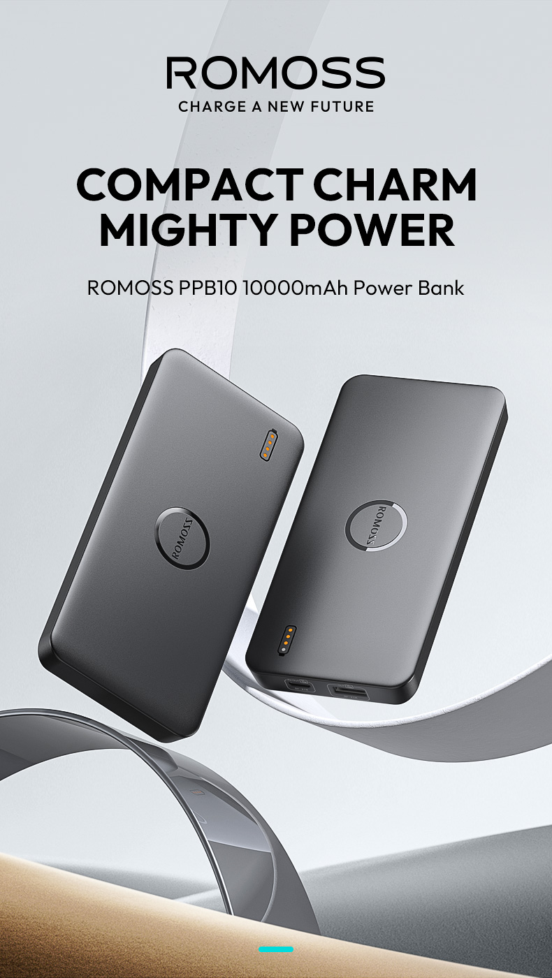 Romoss PPB10 10000mAh Compact Powerbank Type C Bidirectional and ...