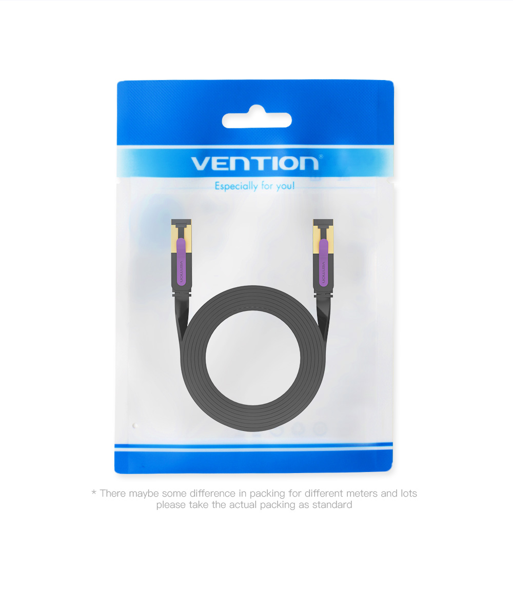 [Value Choice] Vention Cat7 Rj45 Ethernet Cable 10gbps Flat Lan High ...