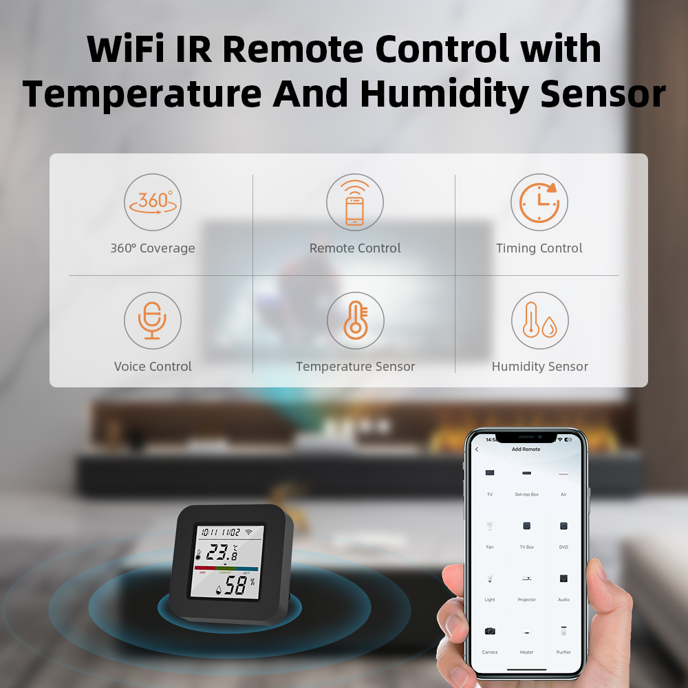 Tuya Smart University Infrared Remote Control, with TV/Air Conditioning ... Tuya Smart University Infrared Remote Control, with TV/Air Conditioning ...