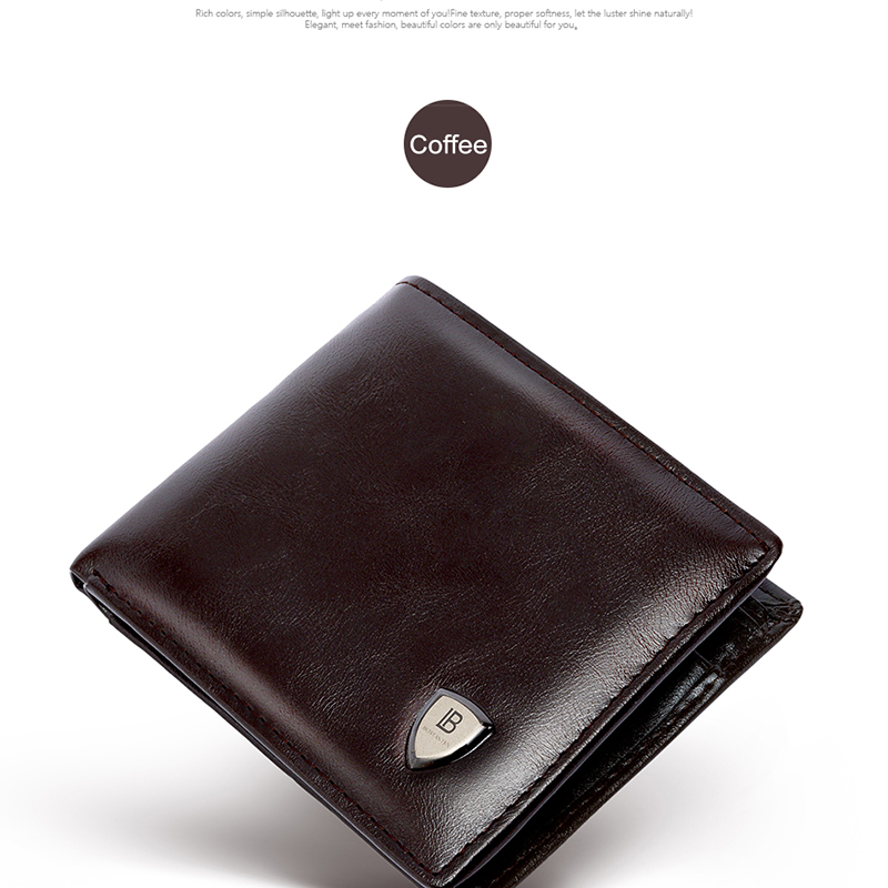 Bostanten Leather Wallet With Box For Men Original Zipper Coin Purse ...