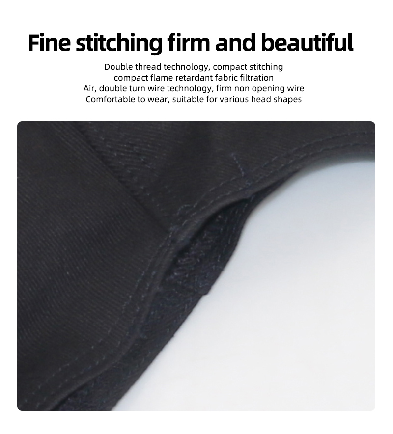 The new sputtering spark-retardant soft cloth welding mask is used for ...