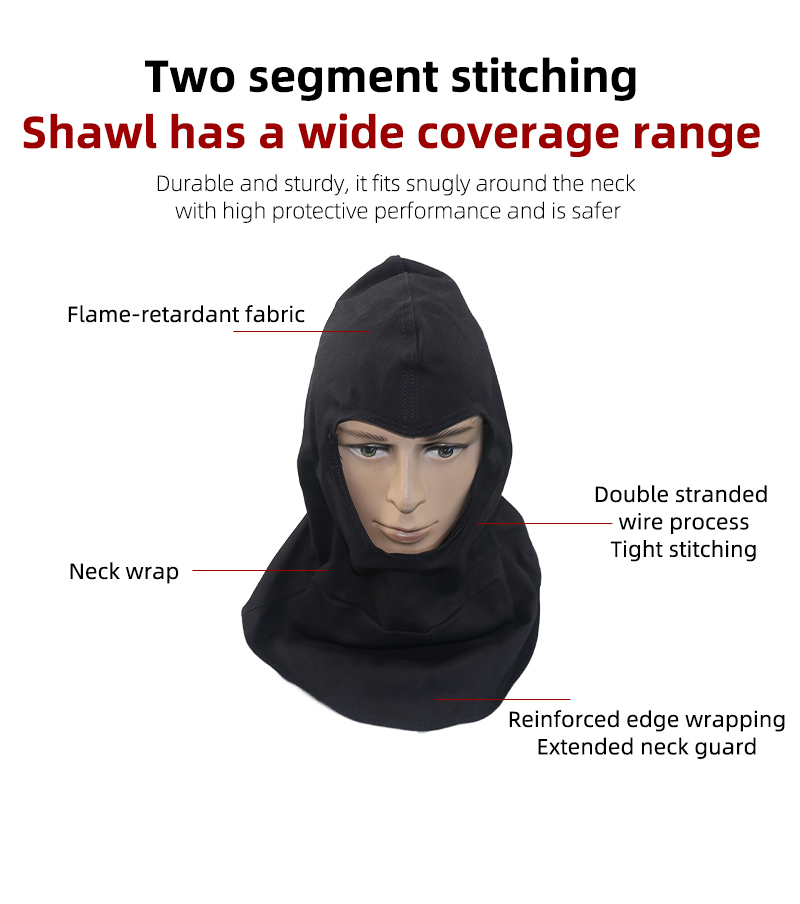 The new sputtering spark-retardant soft cloth welding mask is used for ...