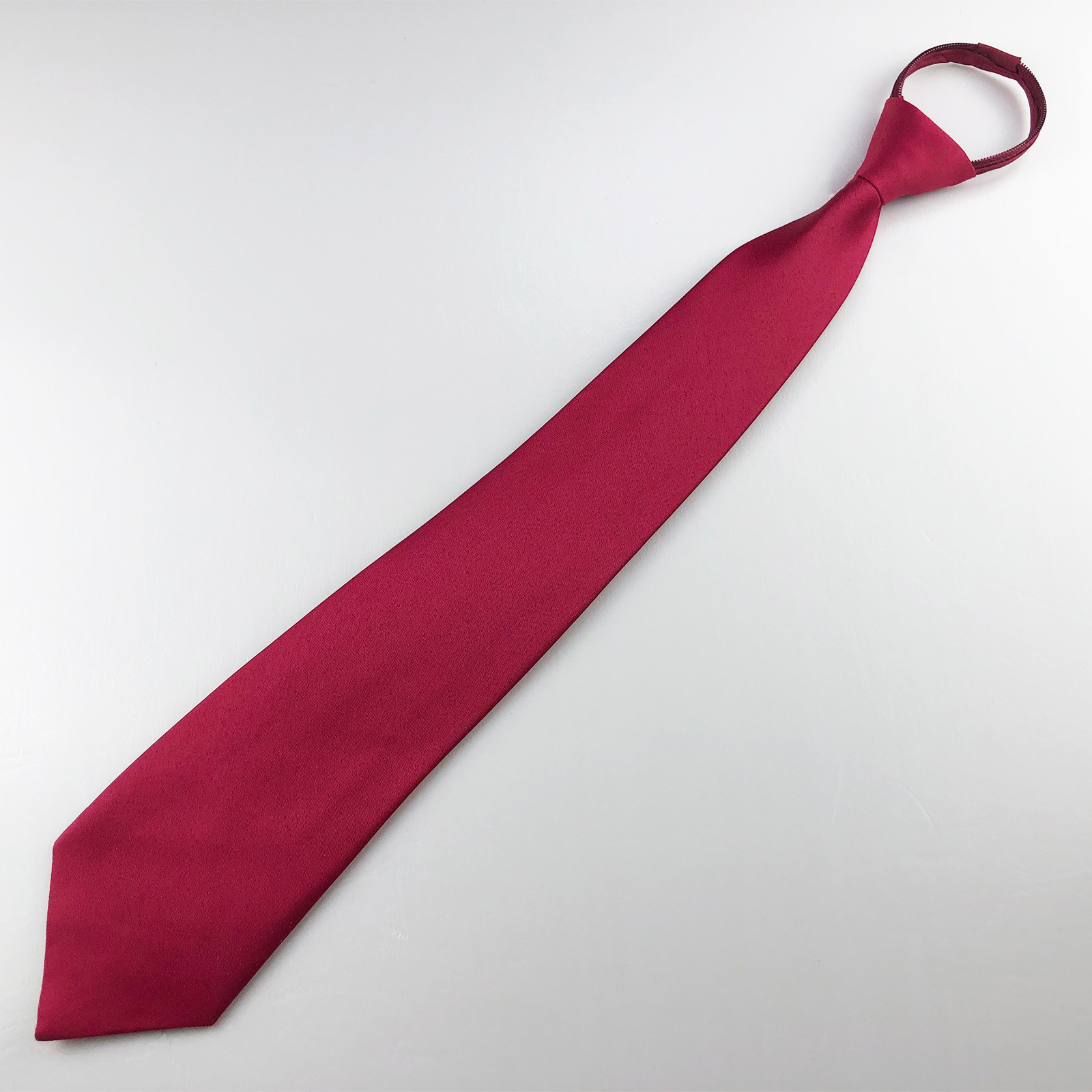 Preppy Male Female Students Red Blue Black Monochrome Solid Color Tie ...