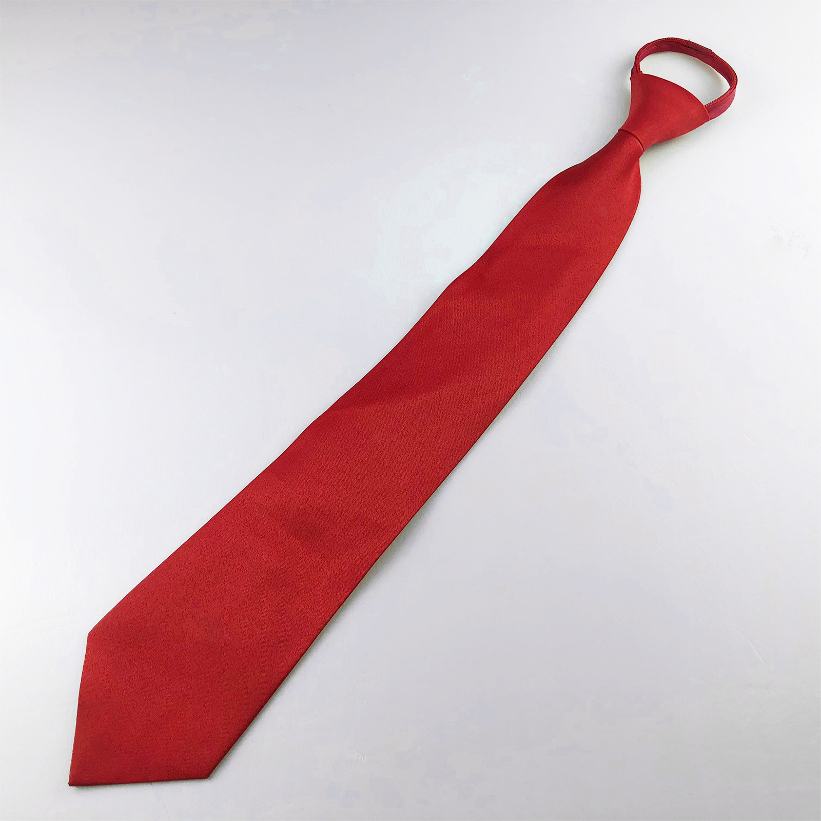 Preppy Male Female Students Red Blue Black Monochrome Solid Color Tie ...