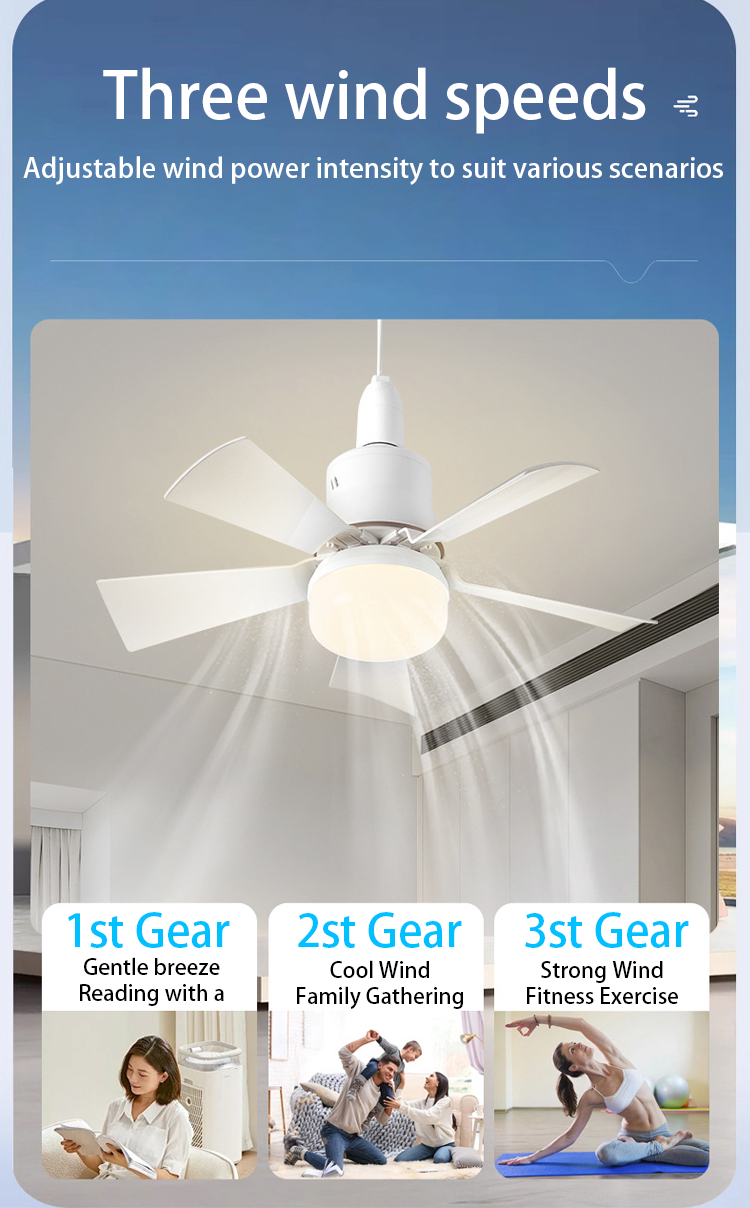 Gold Star 3 Speed Ceiling Fan With Light With Wireless IR Remote ...
