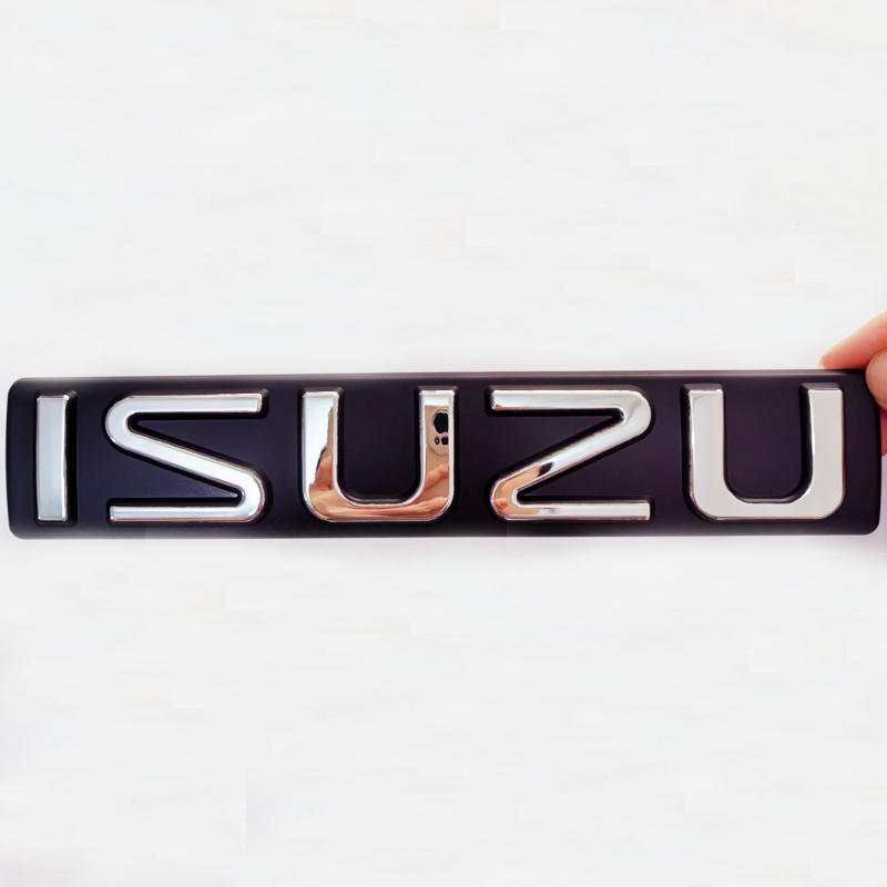 1 X ABS ISUZU Front Grille Logo Auto Emblem Badge Sticker Decal ...