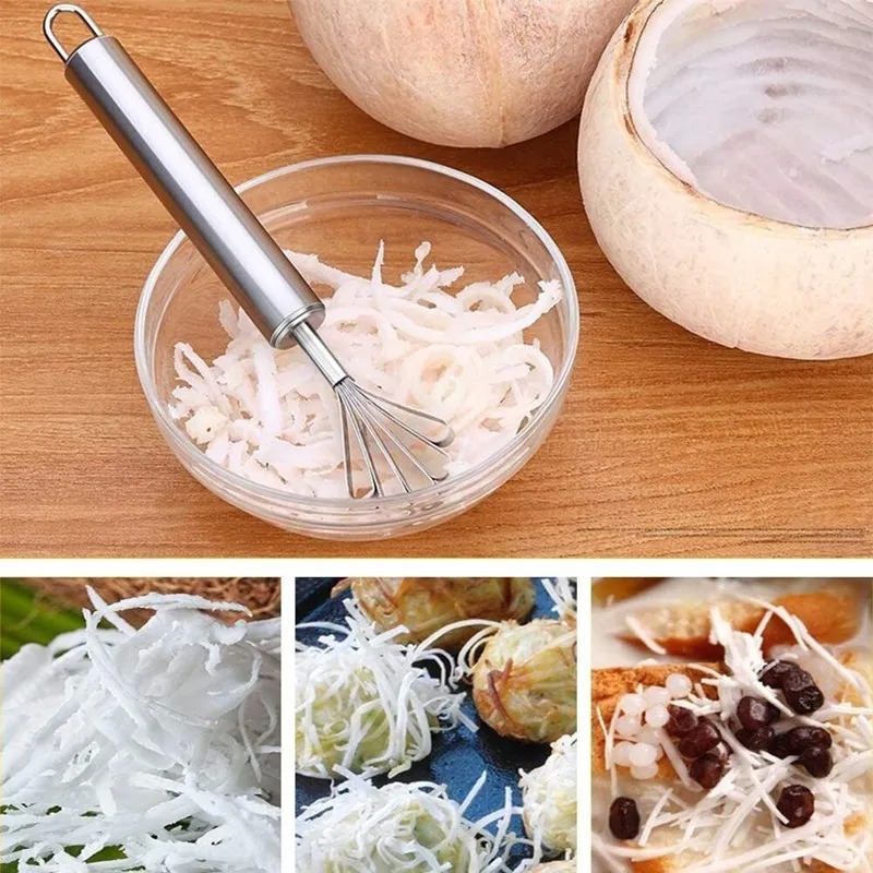 Planer Kitchen Tool Spoon Coconut Shredder Stainless Steel Coconut ...