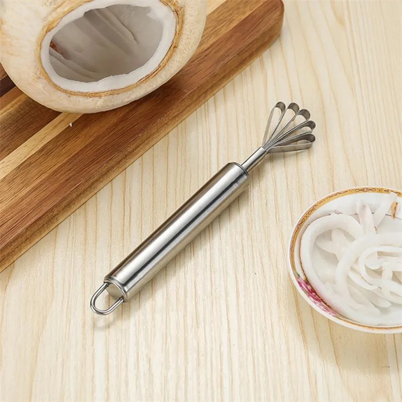 Planer Kitchen Tool Spoon Coconut Shredder Stainless Steel Coconut ...