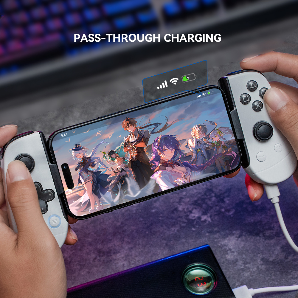 LEADJOY M1/M1C Mobile Phone Gamepad Gaming Controller for iPhone 15 ...