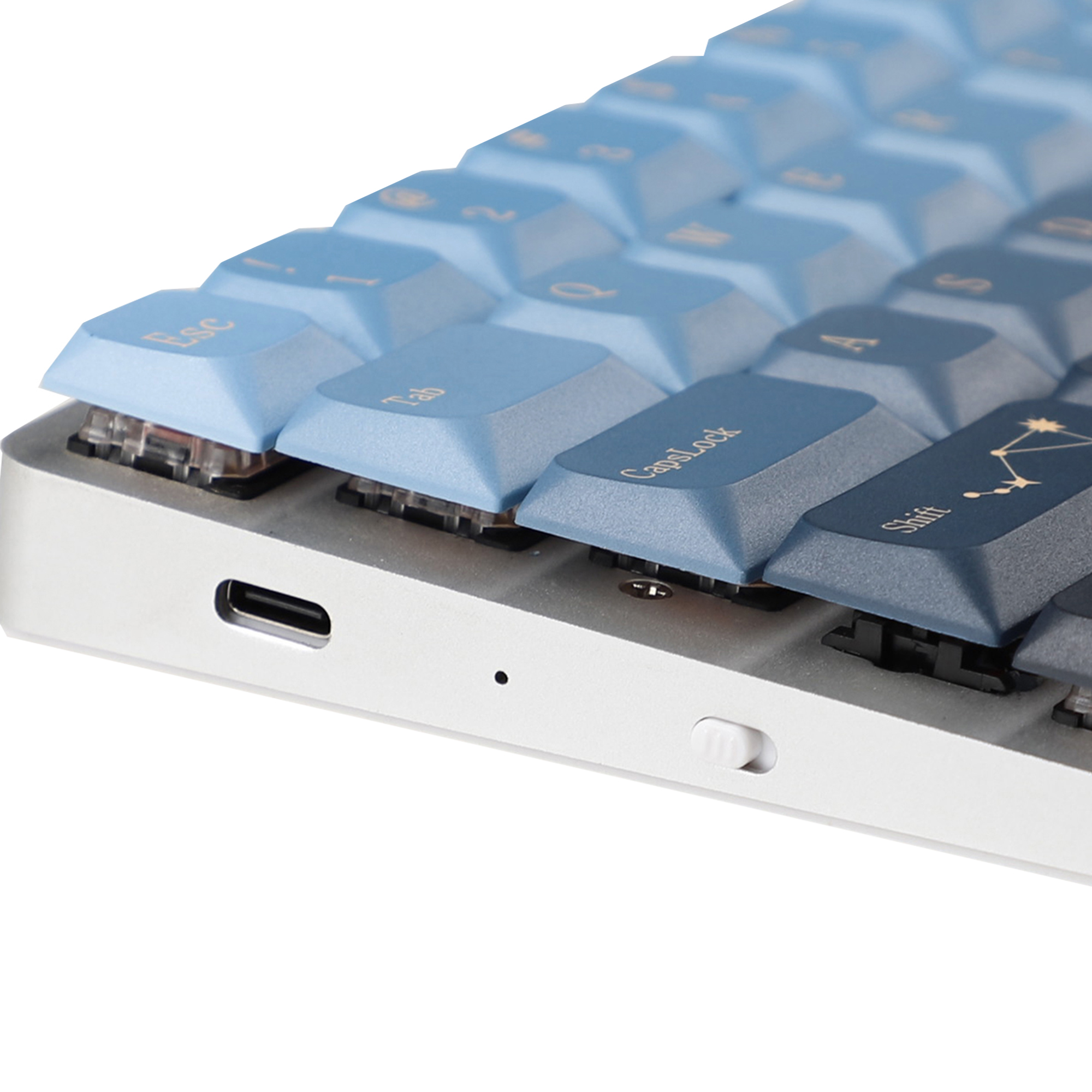 127 Ultra-slim Mx Low Profile Dye Sub PBT Keycaps For Mx 61 64 68 75 84 ...