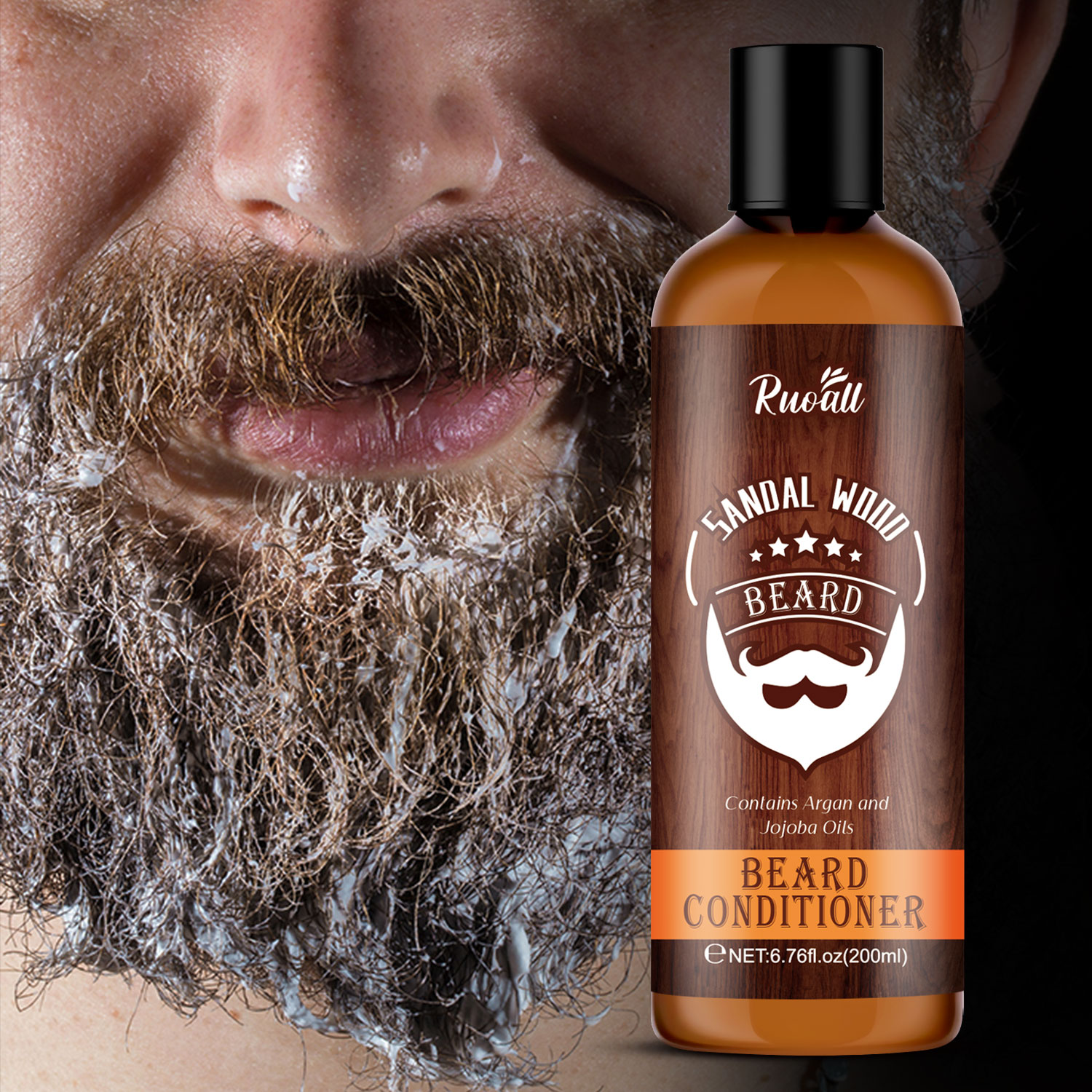 RUOALL Whisker Nourishing Essential Oil 200ml - Natural Repair, Strong ...