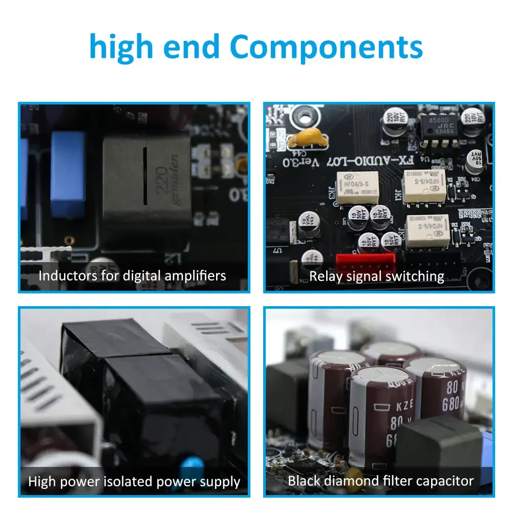 Fx-audio L07 Full Balance Digital Power Amplifier HIFI Fever 200W High ...