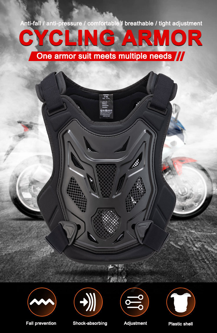 Summer Motorcycle Armor Vest Breathable Motorcycle Jacket Men's ...
