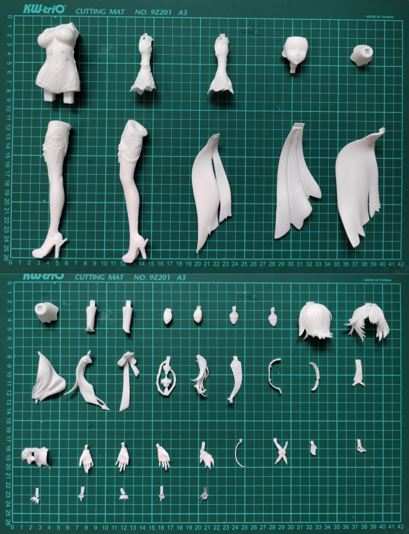 Resin Figure Kit Eula 1/7 WF2023w Unpainted Garage Resin Kit Model GK ...