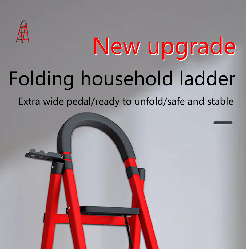 【Thickened】3/4/5/6 Step Ladder Foldable Aluminum Heavy Duty Hagdanan ...