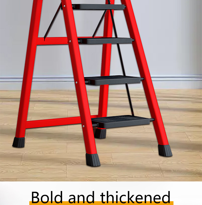 【Thickened】3/4/5/6 Step Ladder Foldable Aluminum Heavy Duty Hagdanan ...