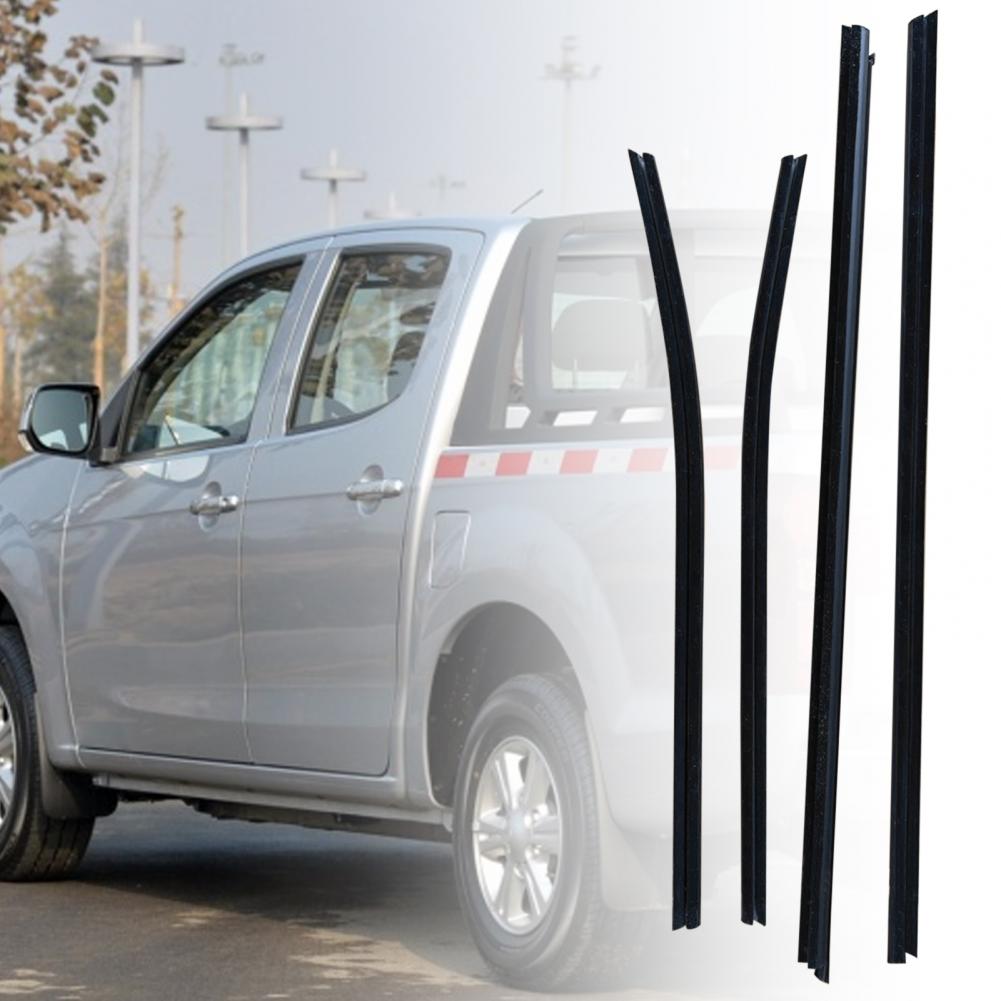 4pcs/Set Car Outside Window Moulding Weatherstrip Seal Belt Weather ...